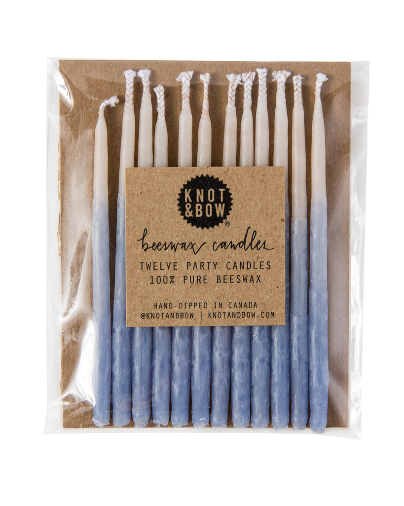 Ombré Beeswax Party Candles – Knot & Bow